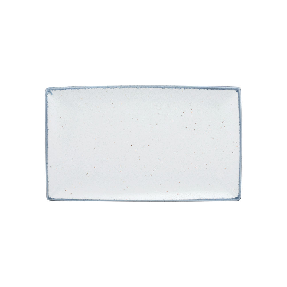 10 Strawberry Street Arctic-1Rec Arctic Blue 10.25" Rectangular Dinner Plate - 24 Per Case