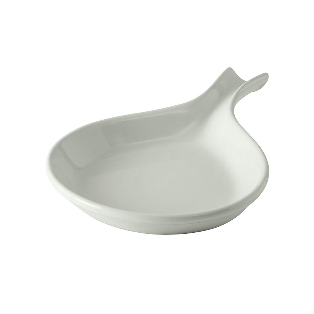 Tuxton Fry Pan Server, 12 oz., DuraTux, White