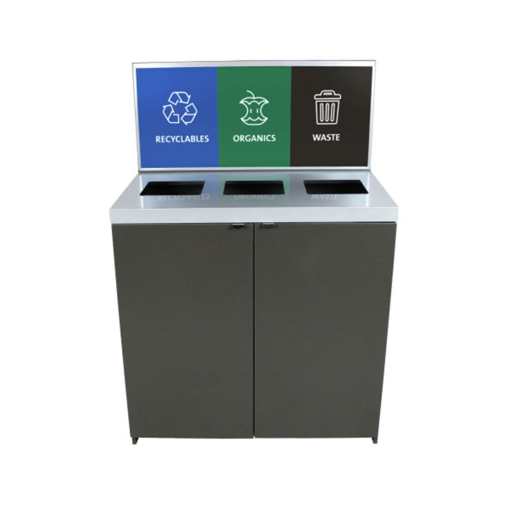 Busch Systems International Inc. Sessanta Triple w/ Sign Recyclables ...