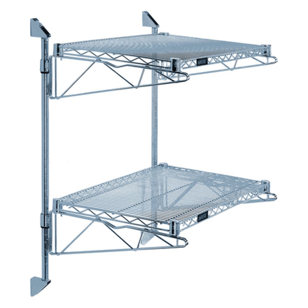 Quantum Food Service Quantum Cantilever Single Shelf Post Wall Mount ...