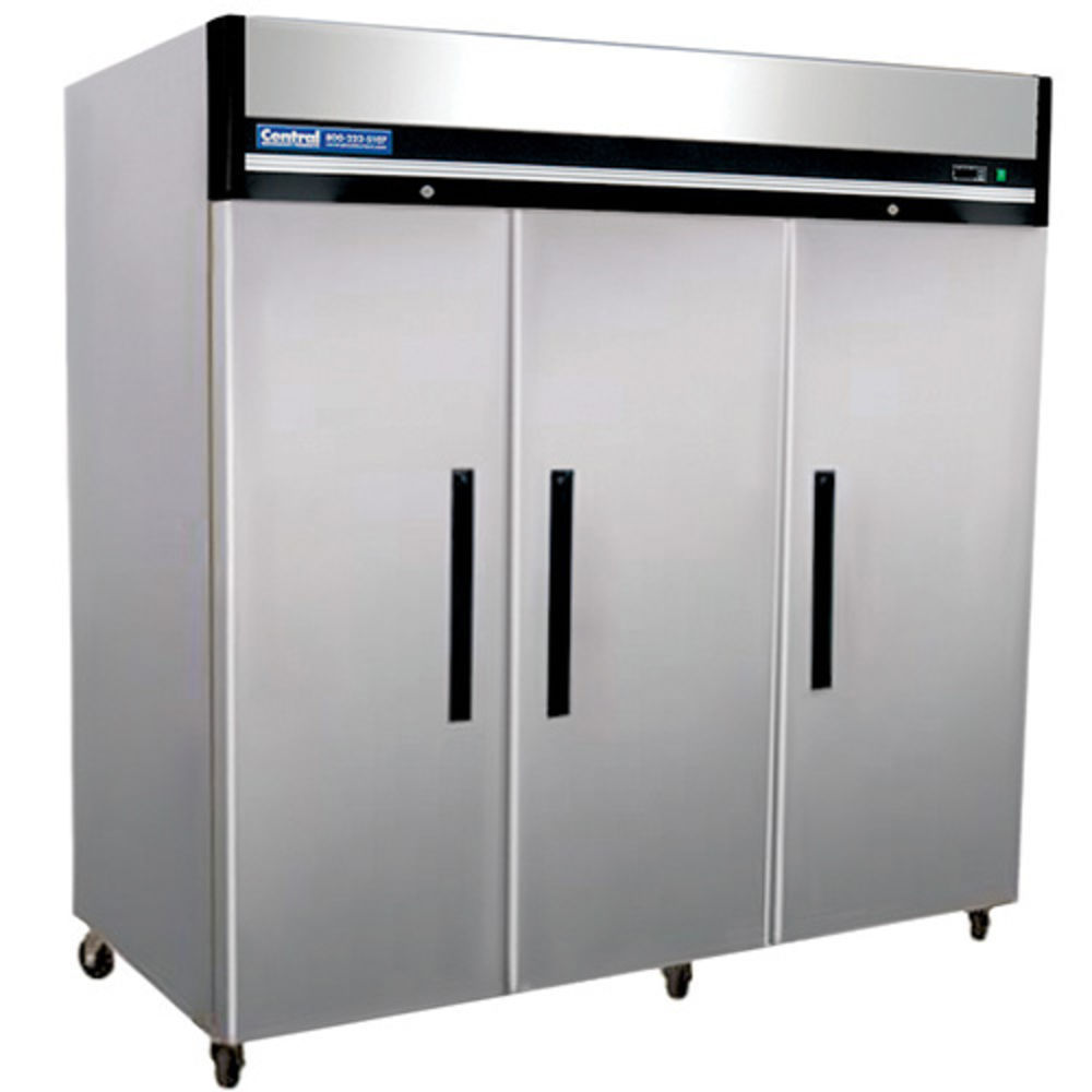 Central Exclusive 69K-036 Reach-In Freezer - 3 Doors, 72 Cu. Ft., 81"W