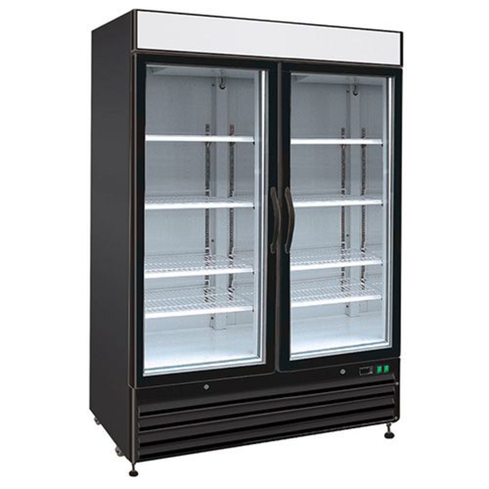 Kratos Refrigeration 69K-708 Commercial Swing Glass Door Freezer, Two ...