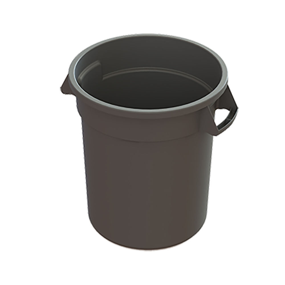 Hospeco Brands Group CONTAINER 10 GALLON PLASTIC VALUE PLUS GRAY-6 per case