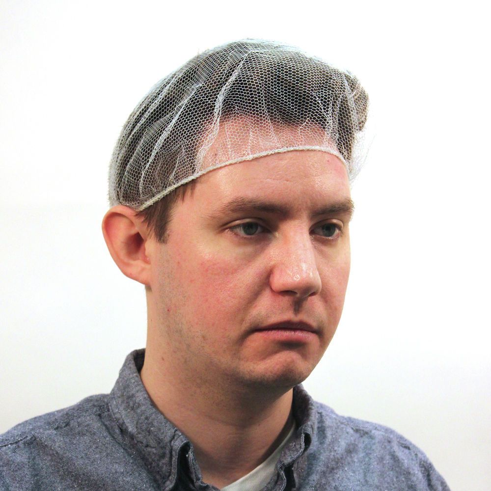 Hospeco Brands Group 24 IN NYLON MESH HAIRNET WHITE-1000 per case