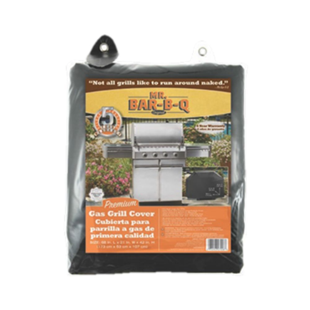 Chef Master Premium Large Grill Cover -68" X 21" X 42" - 6 each per case