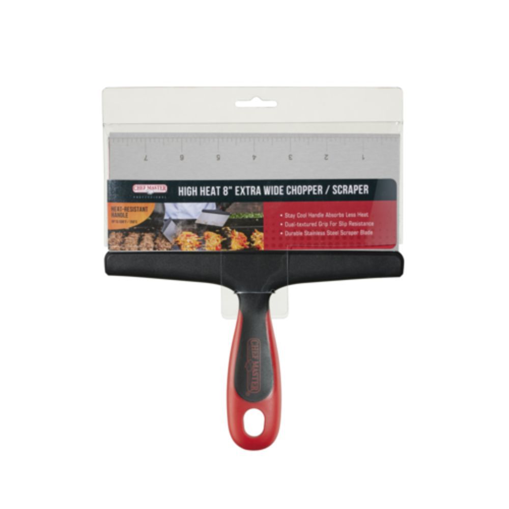 Chef Master Heavy Duty 8" High Heat Griddle Scraper - 6 per case