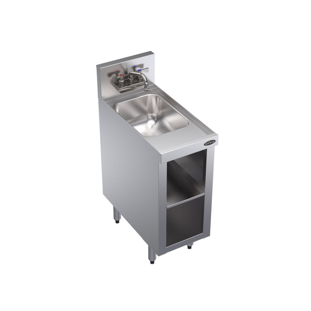 Krowne Royal Series 12"W X 24"D Storage Cabinet With Drainboard Top, No ...