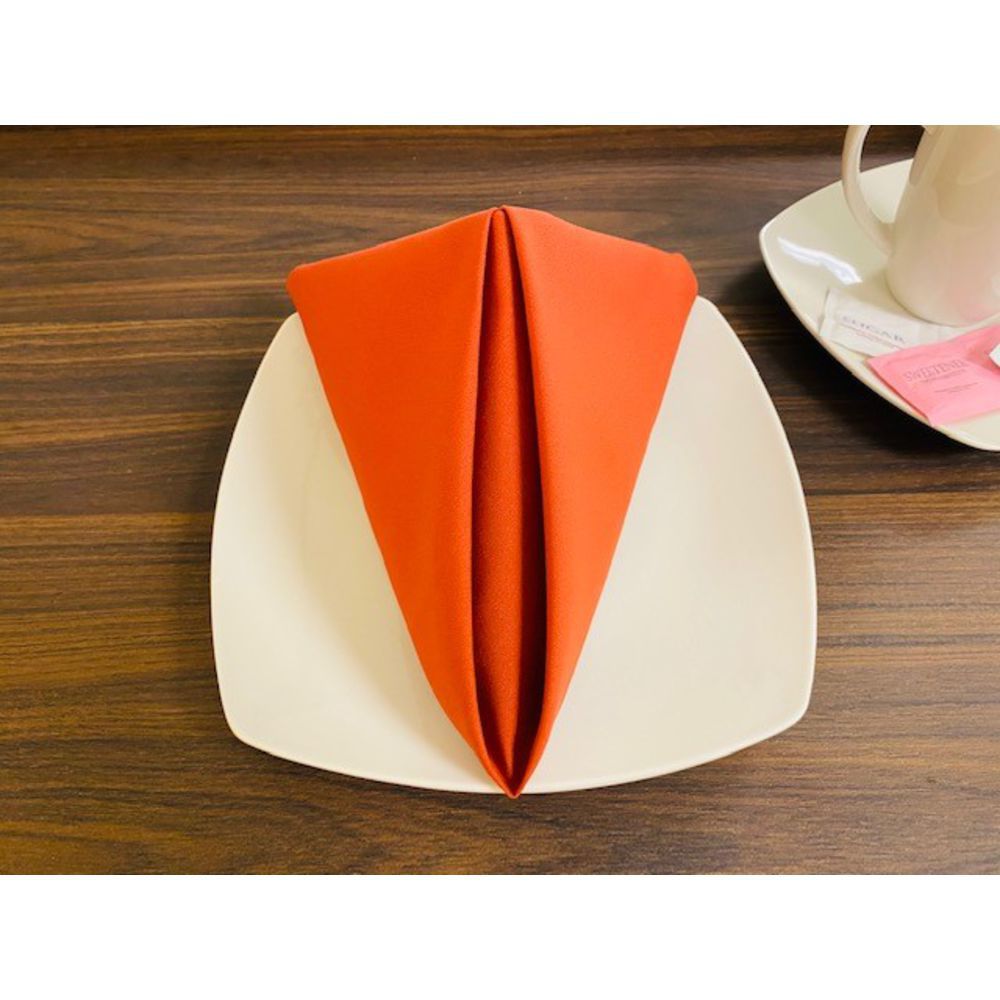 Sculptware Napkin (Rust) 20"X20" / 100% Spun Poly / Case of 1 Dozen