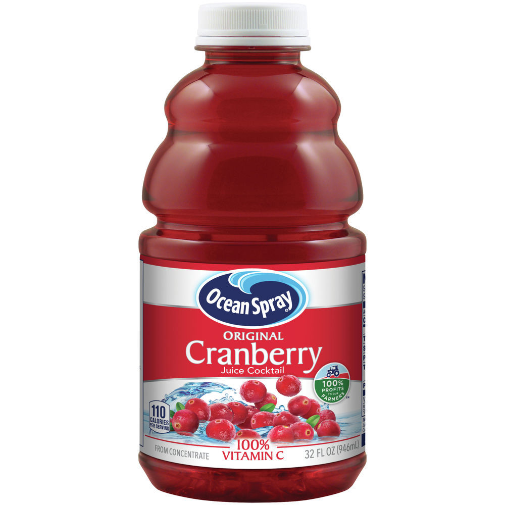OCEAN SPRAY-Ocean Spray Cranberry Juice Cocktail 32 Ounces - 12 per ...