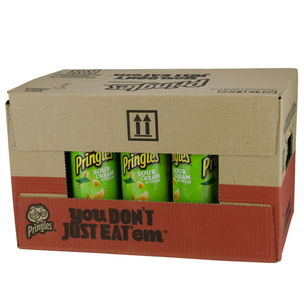 PRINGLES KELLOGG'S-Pringles Crisp Sour Cream & Onion Pringles 5.5 ...