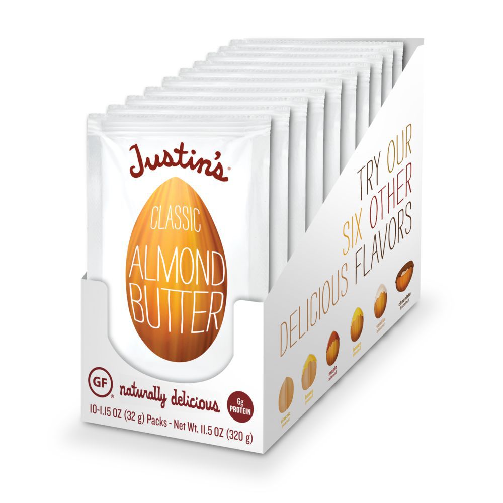 JUSTIN'S-CLASSIC ALMOND BUTTER 6-10-1.15 OUNCE-#78490