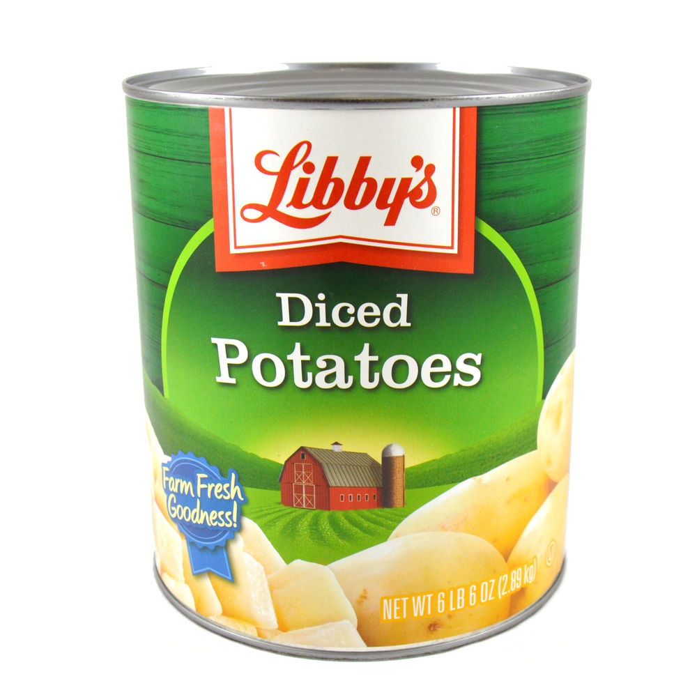 LIBBY'S SENECA FOODS-POTATO LIBBY DICED 6-102 OUNCE-#F003710096225