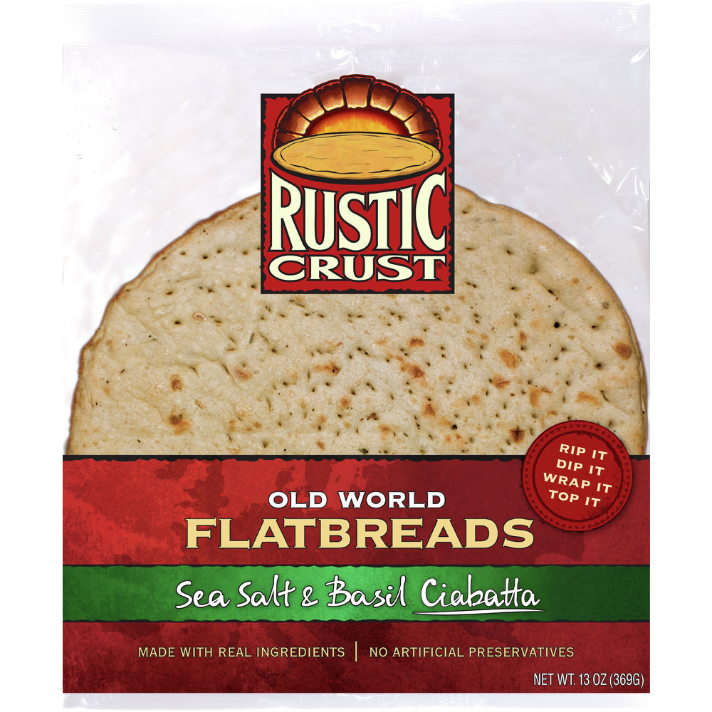 RUSTIC CRUST EVER BETTER EATING-Rustic Crust Ciabatta Flatbread Pizza ...