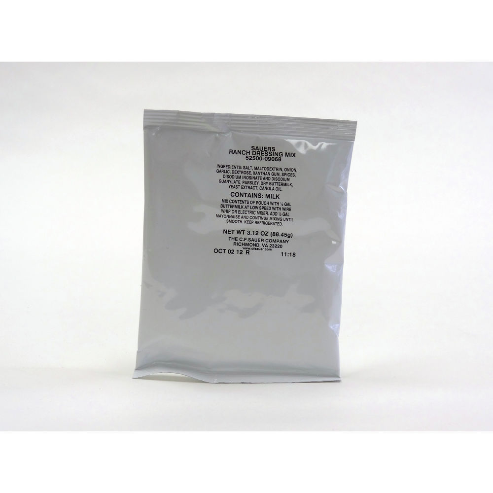 SAUER C.F SAUER COMPANY-Sauer Ranch Dressing Mix 3.12 Ounce Pouch - 38 ...