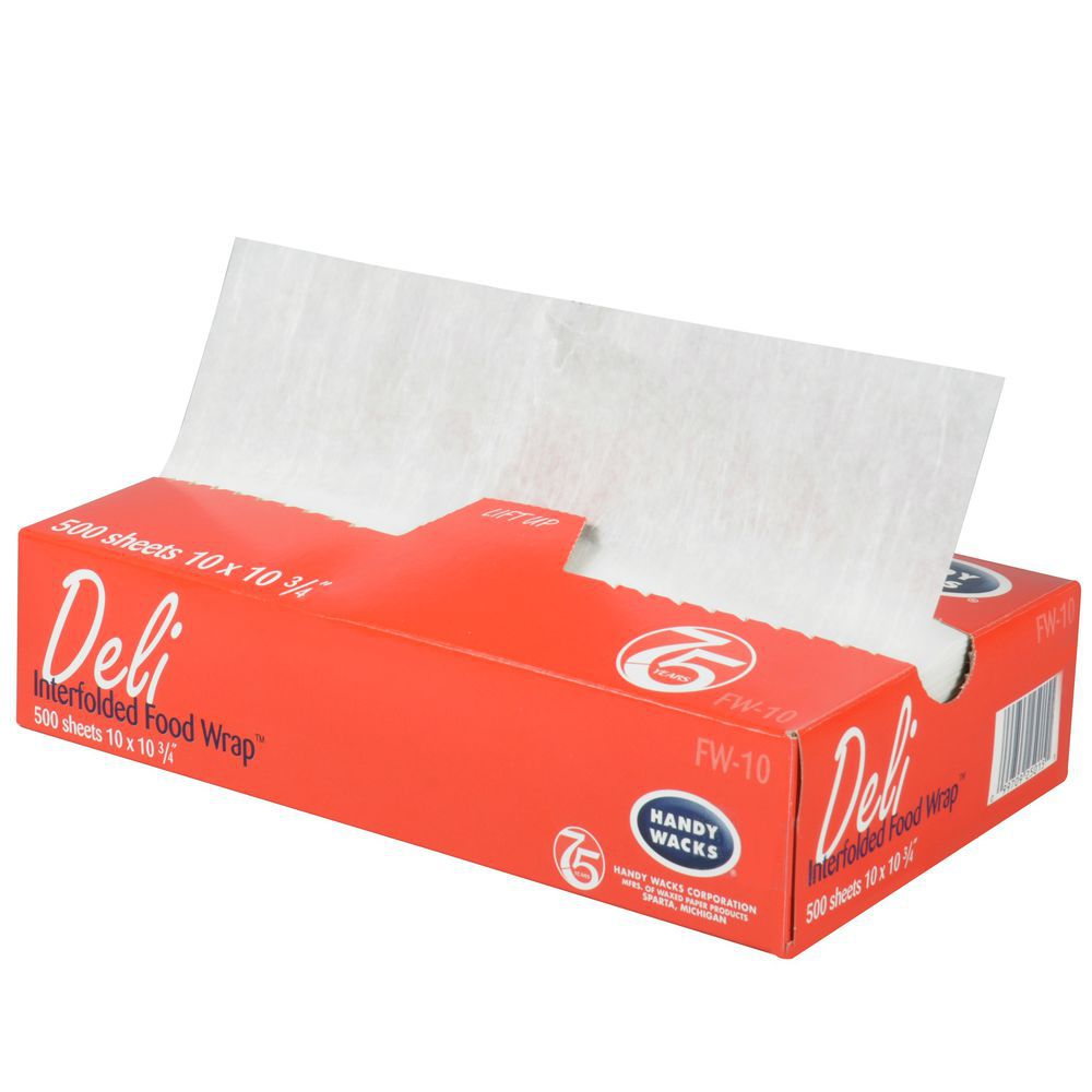 Deli Sheets Marcal Eco-Pac Interfolded Dry Wax Paper, 12 X 10 3/4 ...