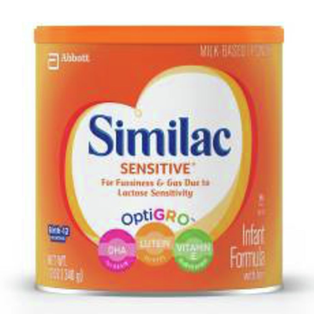 SIMILAC ABBOTT NUTRITION-SIMILAC SENSITIVE POWDER 1/12.0OZ CAN.-#57539