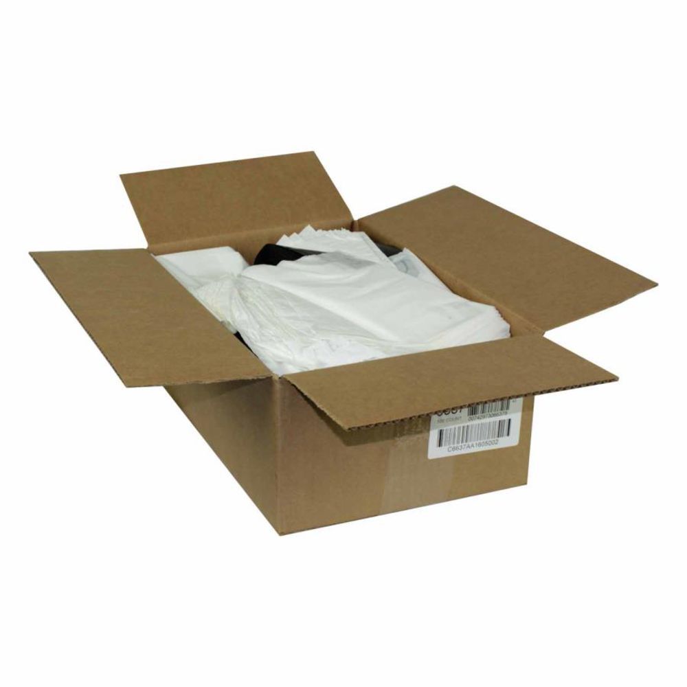 PAK-SHER TOTE BAG SOFT WHITE 19X10X9 1-500 EACH*Pack Size =1-500 EACH-#6637