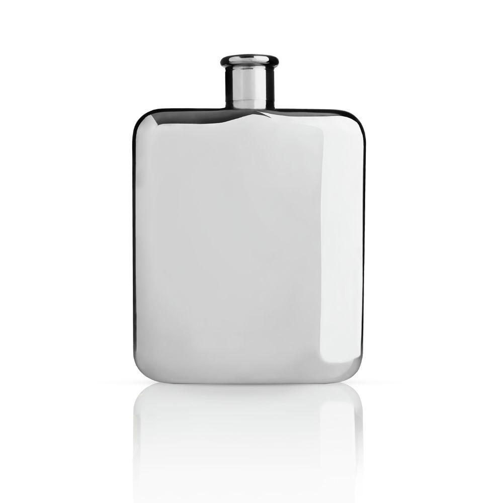 Viski Silver Flask by Viski - 4 per case