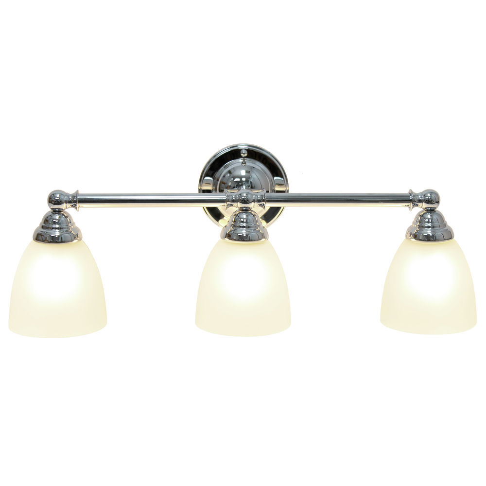 Lalia Home Essentix Traditional Three Light Metal and Translucent Glass ...