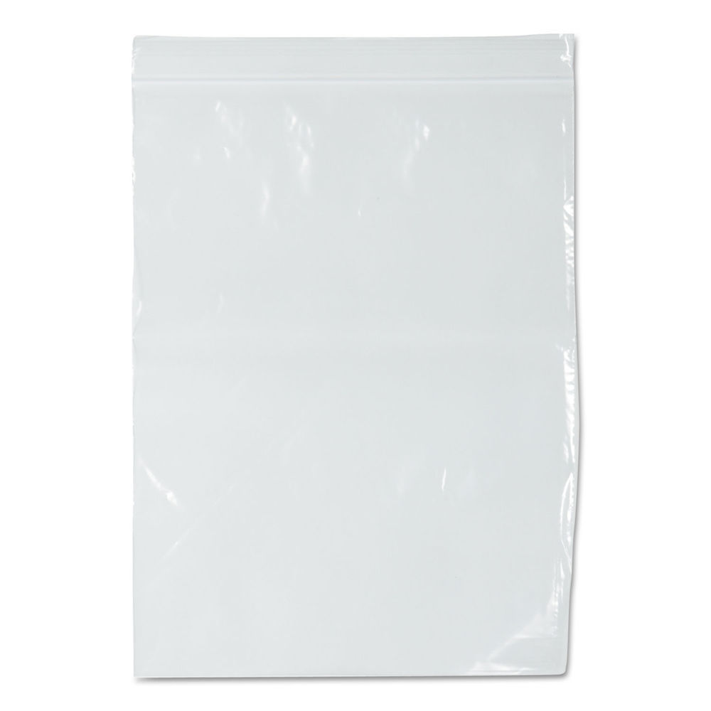 BagCo Zippit Resealable Bags, 2 Mil, 9" X 12", Clear, 1,000/carton ...