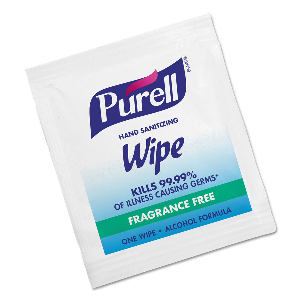 PURELL Sanitizing Hand Wipes, Individually Wrapped, 5 x 7, Unscented ...