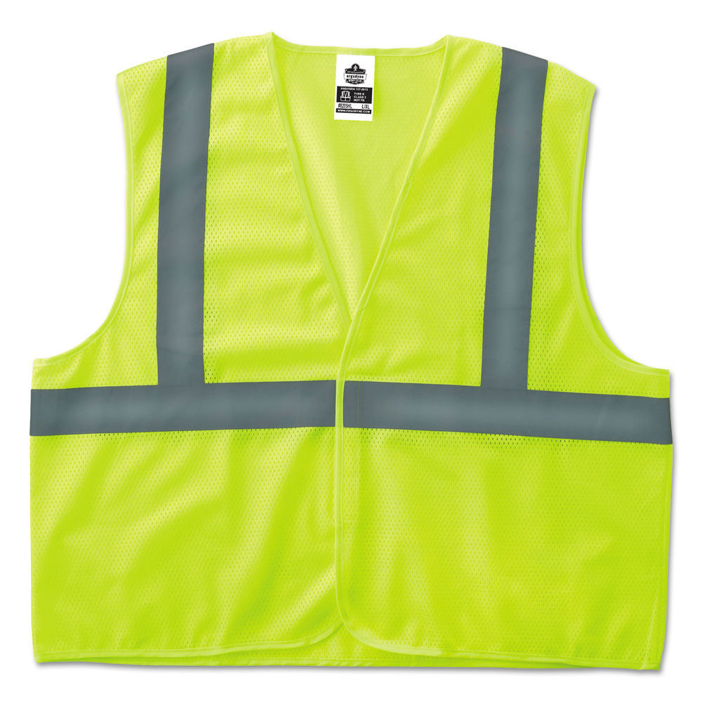 Ergodyne GloWear 8205HL Type R Class 2 Super Econo Mesh Safety Vest ...