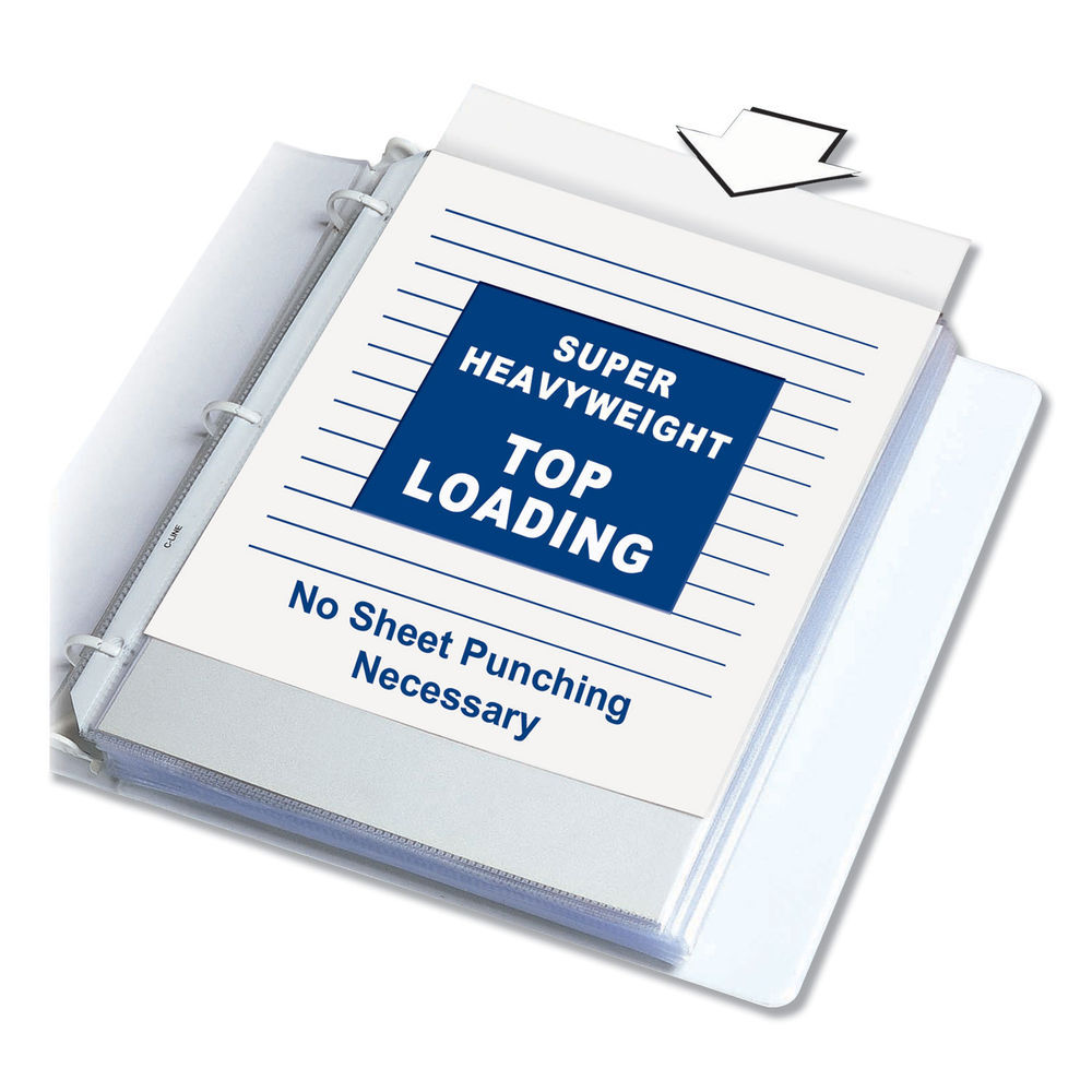C-Line Super Heavyweight Polypropylene Sheet Protectors, Clear, 2", 11 ...