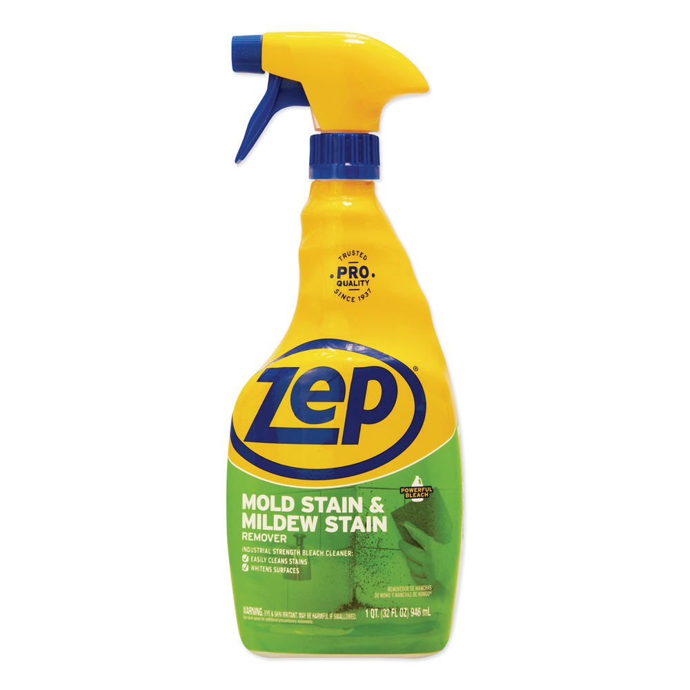 Zep Commercial Mold Stain And Mildew Stain Remover, 32 Oz Spray Bottle ...