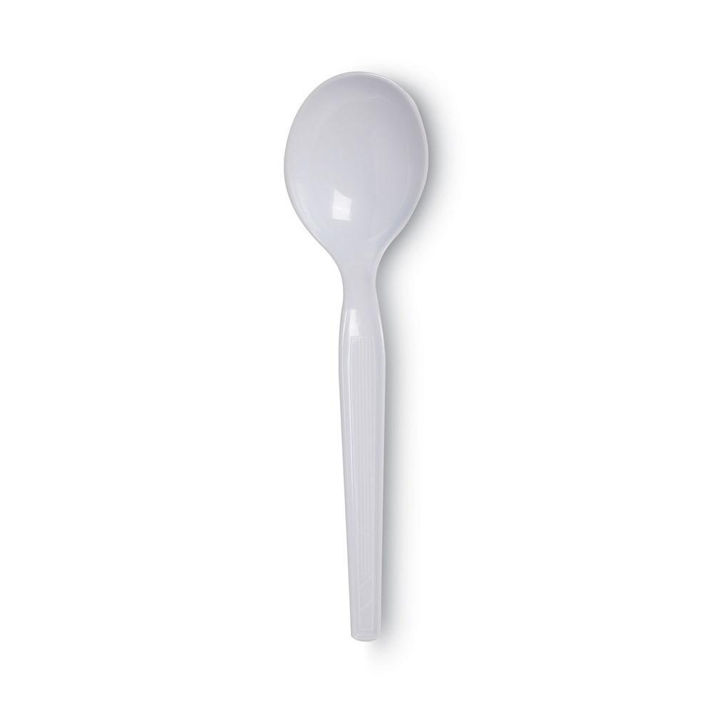 Dixie Individually Wrapped Heavyweight Soup Spoons, Polystyrene, Black ...