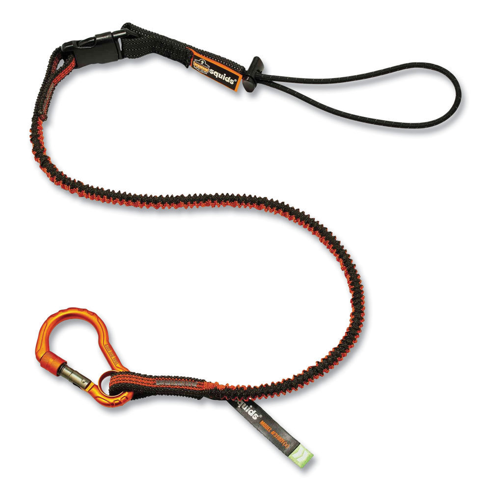 ergodyne Squids 3102F(x) Tool Lanyard w/Aluminum Carabiner+Cinch-Loop ...