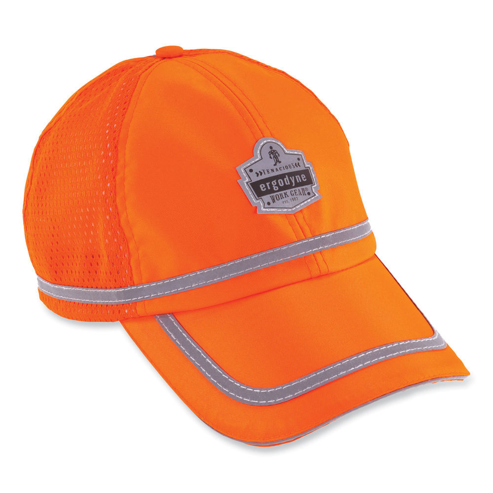 ergodyne GloWear 8930 Hi-Vis Baseball Cap, Polyester, One Size Fits ...