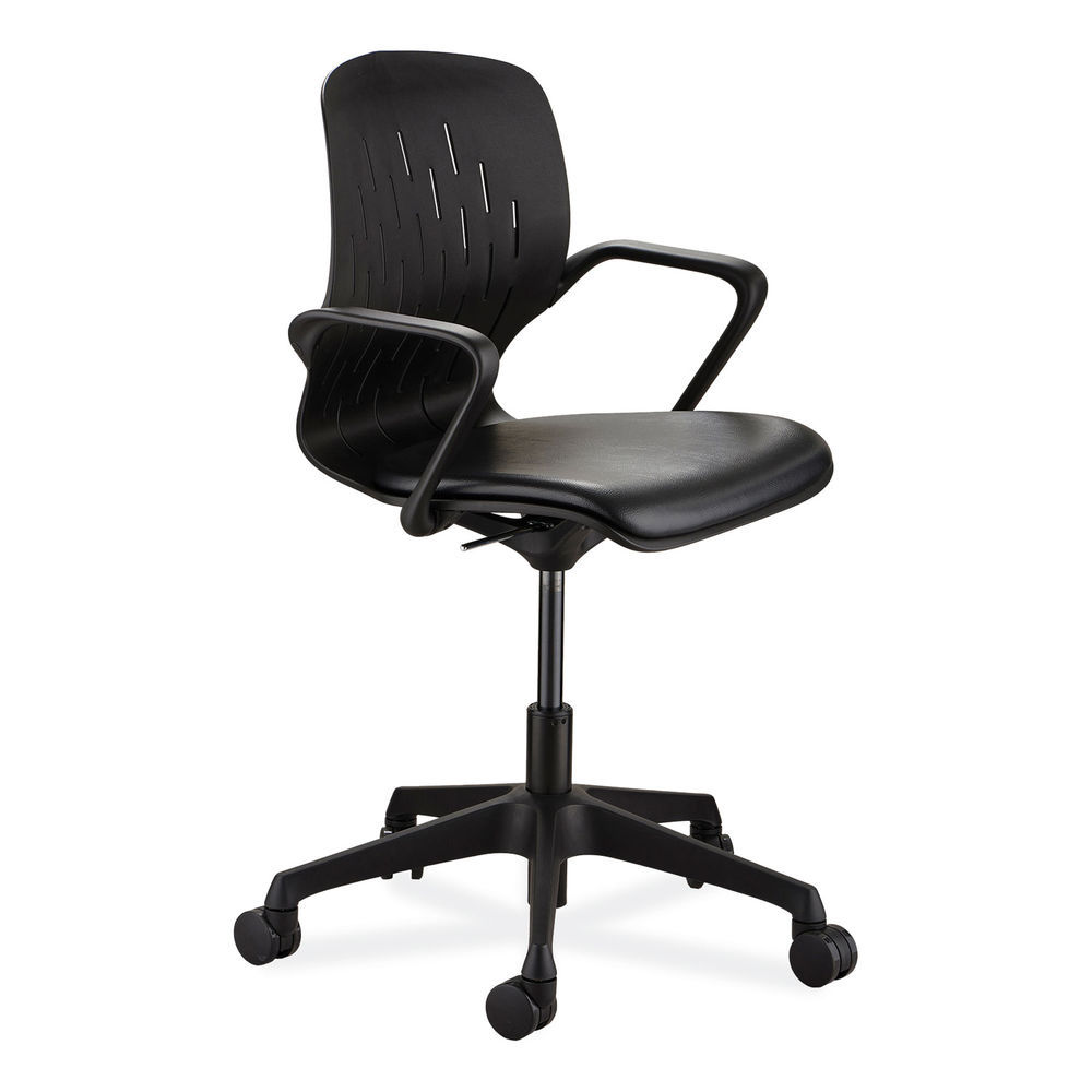 Safco Shell Desk Chair, Supports Up to 275 lb, 17" to 20" Seat Height ...