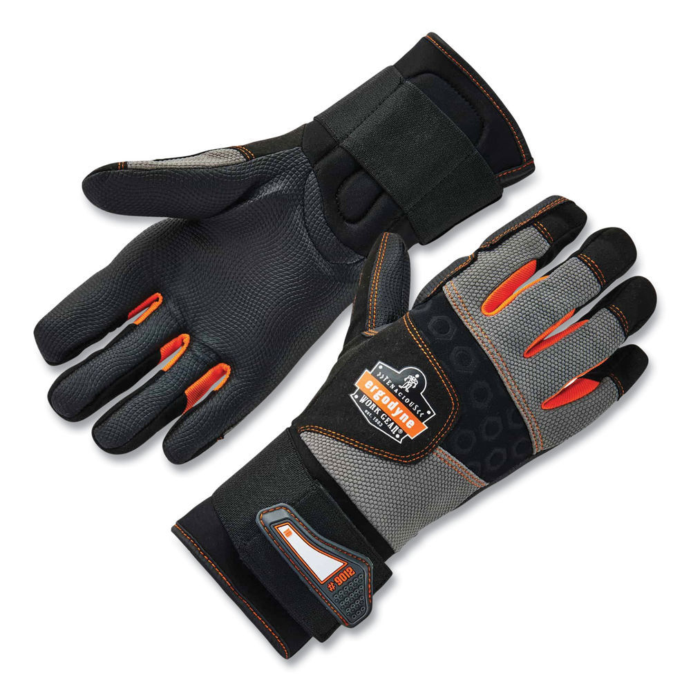 ergodyne ProFlex 9012 Certified AV Gloves + Wrist Support, Black, 2X ...