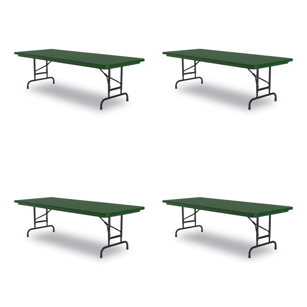 Correll Adjustable Folding Tables, Rectangular, 60" x 30" x 22" to 32 ...