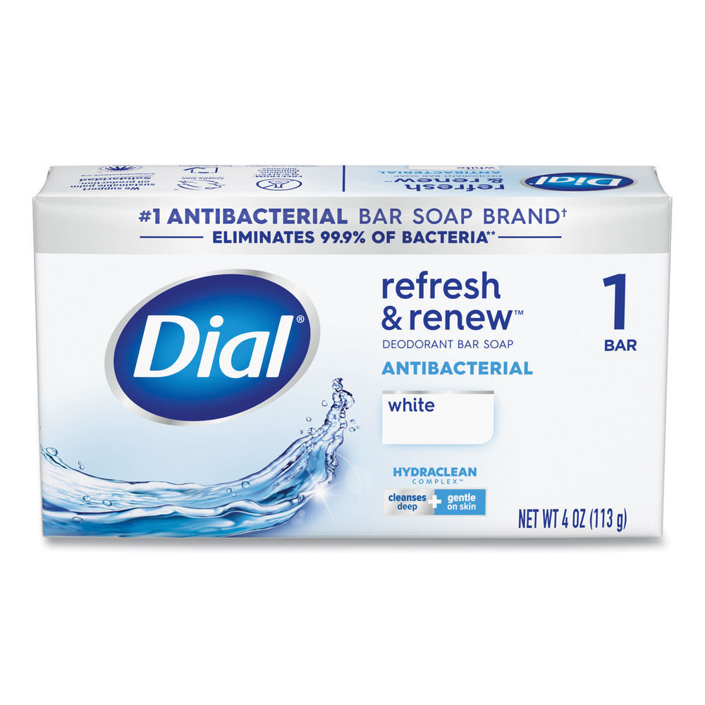 Dial Deodorant Bar Soap, Iconic Dial Soap Scent, 4 oz, 36/Carton