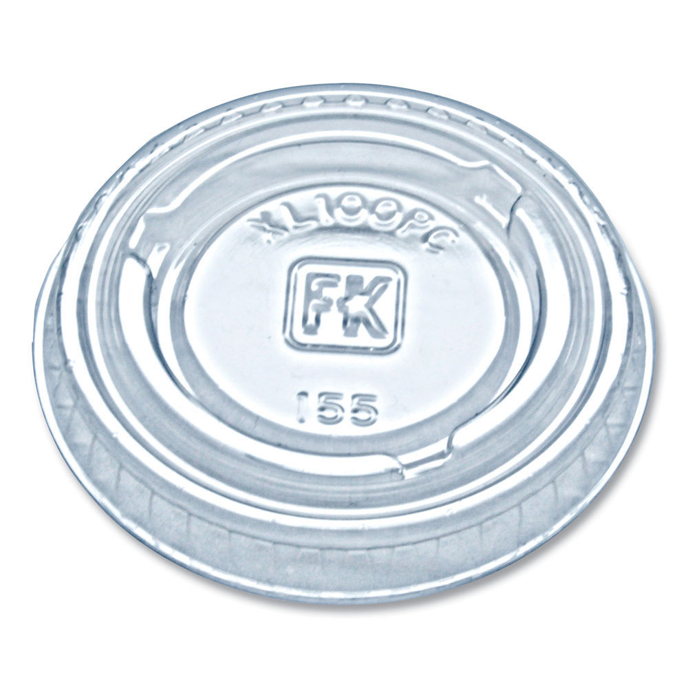 Fabri-Kal Portion Cup Lids, Fits 0.75 oz to 1 oz Portion Cups, Clear ...