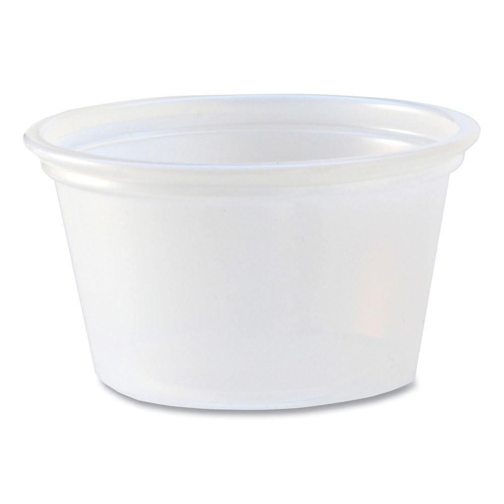 Fabri-Kal Portion Cups, 0.75 oz, Translucent, 125/Sleeve, 20 Sleeve ...