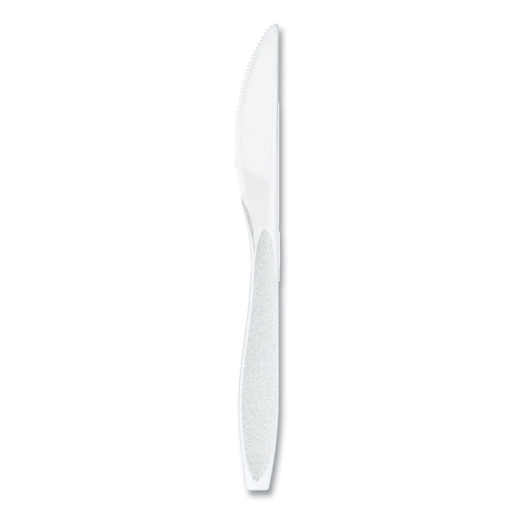 SOLO Impress Heavyweight Full-Length Polystyrene Cutlery, Knife, White ...