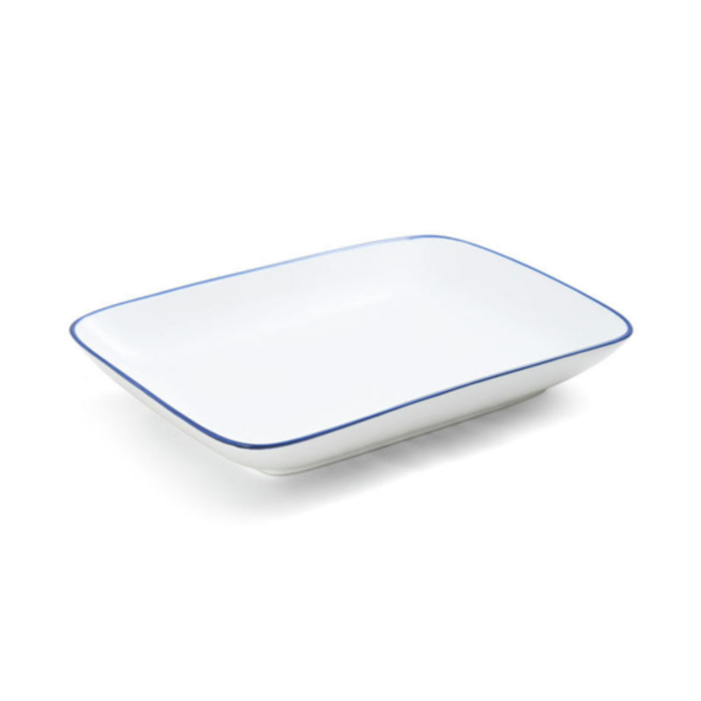 Mikasa Hospitality Extra Large Rectangular Platter, Bistro, Blue, rect ...