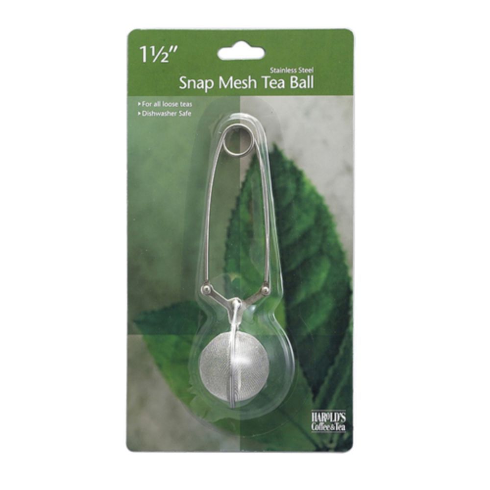 HIC Kitchen HIC 1 1/2" Stainless Steel Ball Shaped Tea Infuser - 6 per case