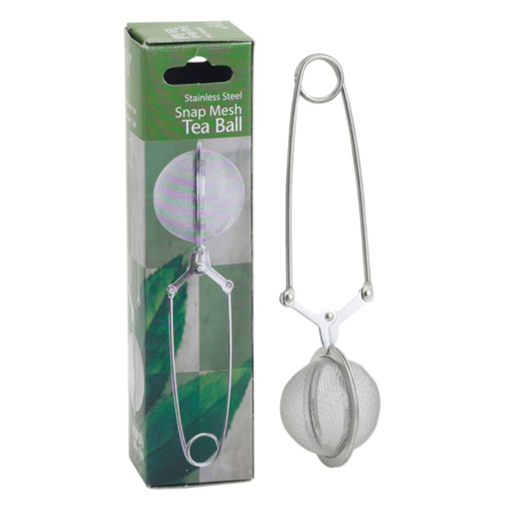 HIC Kitchen HIC Snap Mesh Tea Ball, 1-1/2" - 6 per case