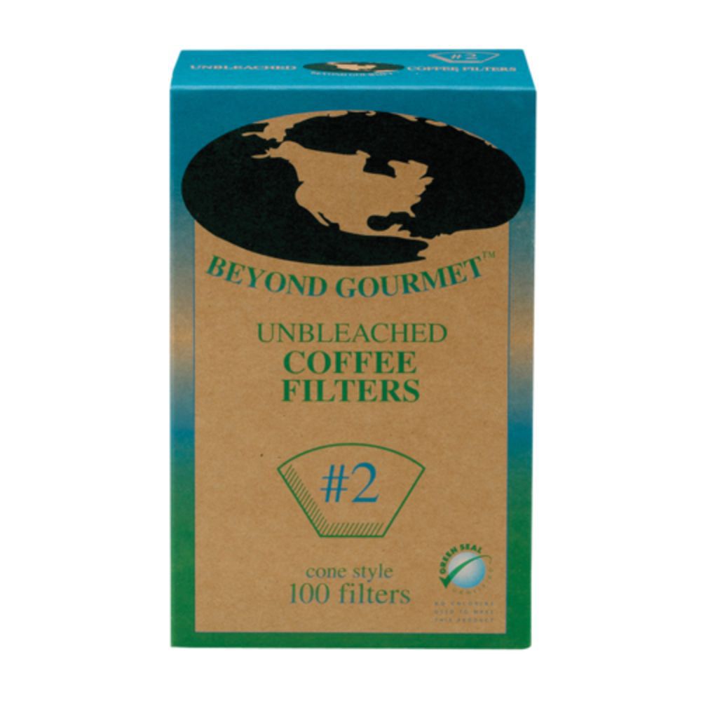 Beyond Gourmet Unbleached Coffee Filters #2 (box of 100)