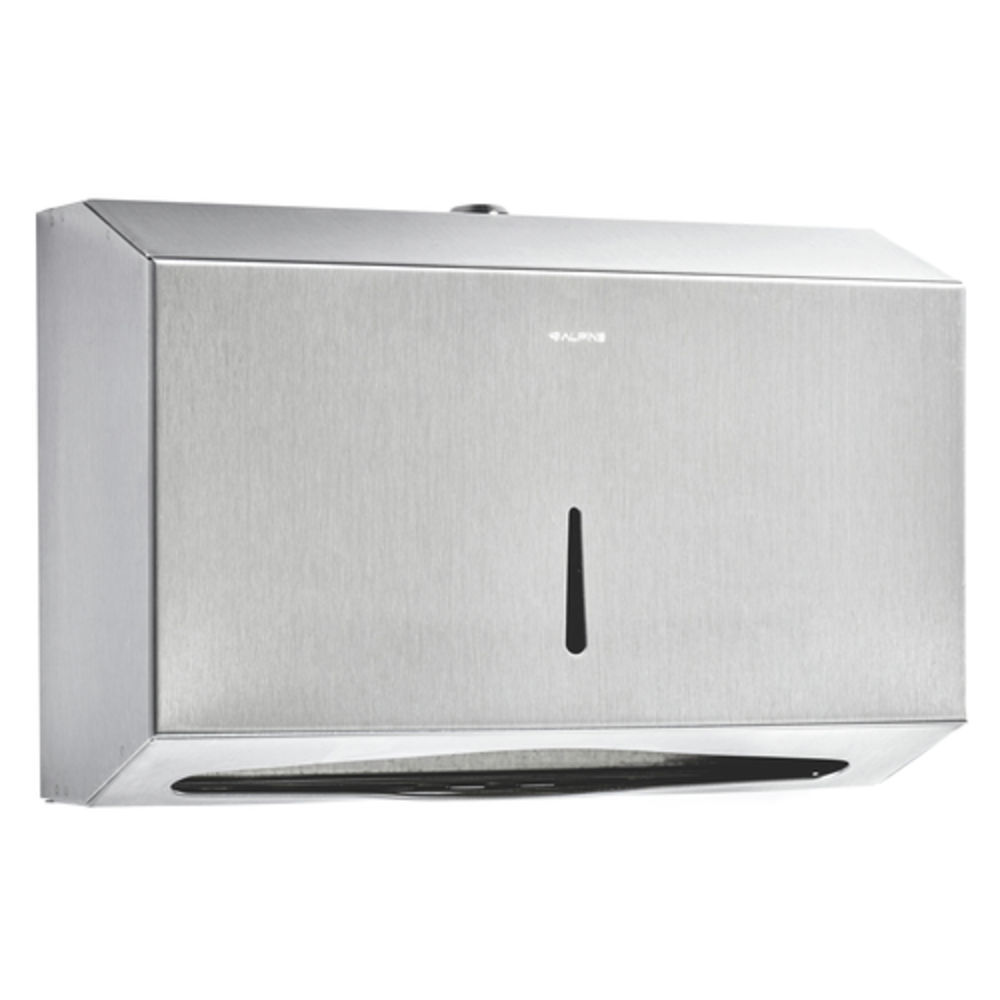 Alpine industries C-Fold/Multifold Paper Towel Dispenser, Stainless ...