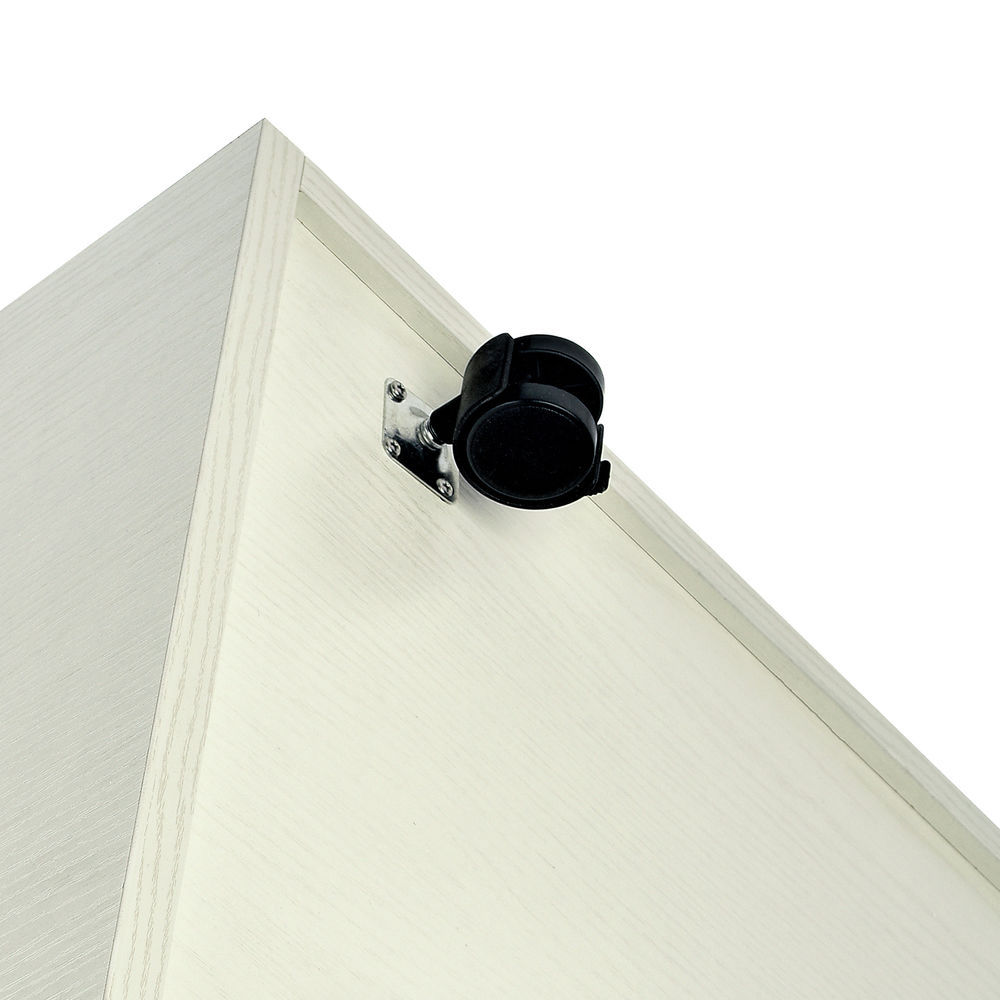 Adir Office 20-Slot Mobile Rolling Wood Blueprint Roll File Large ...