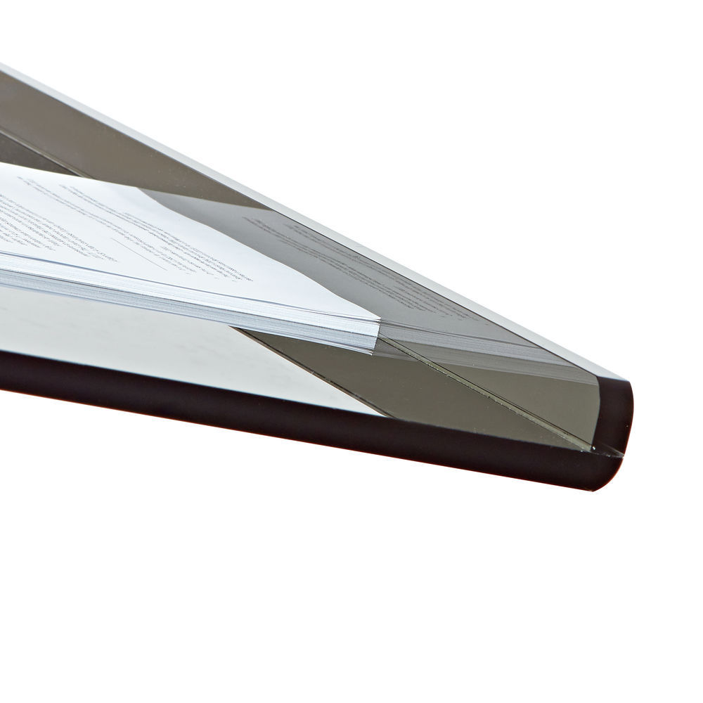 Adir Office Acrylic Slanted Speakers Podium Lectern, Black