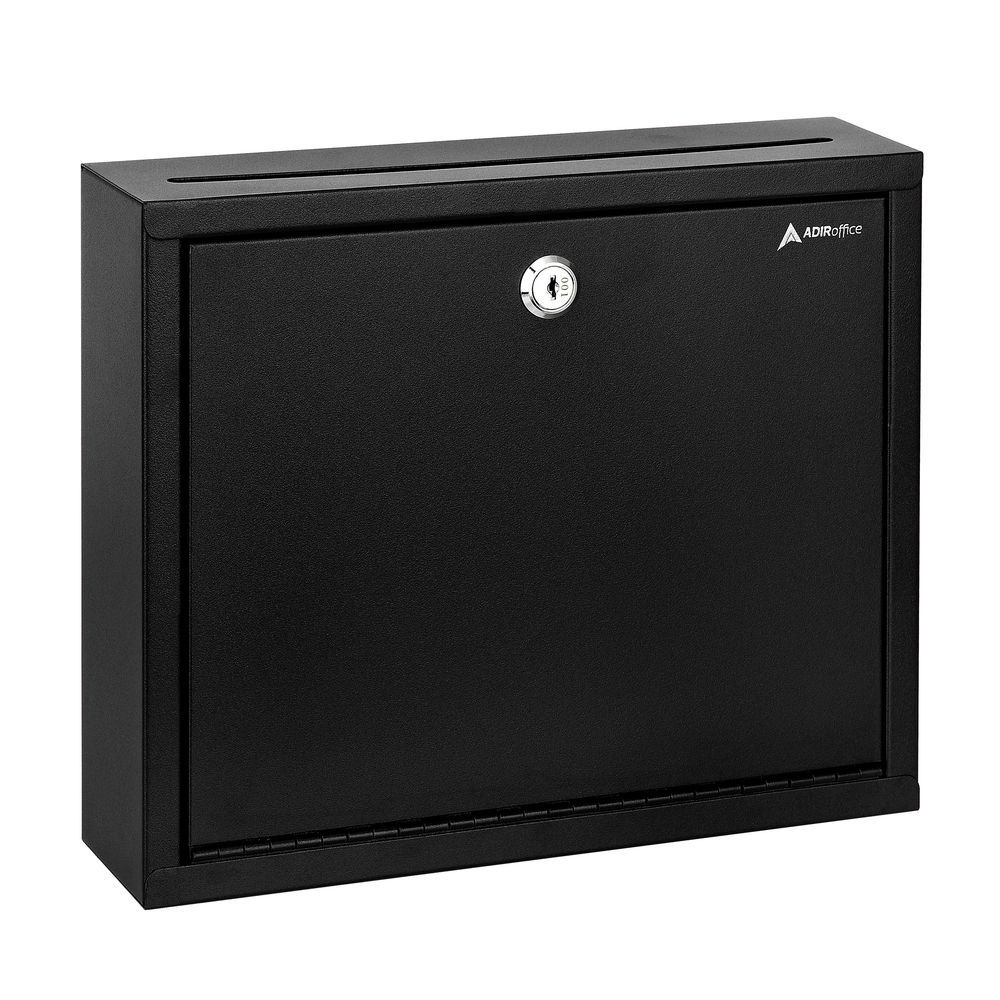Adir Office Wall Mountable Large Steel Drop Box