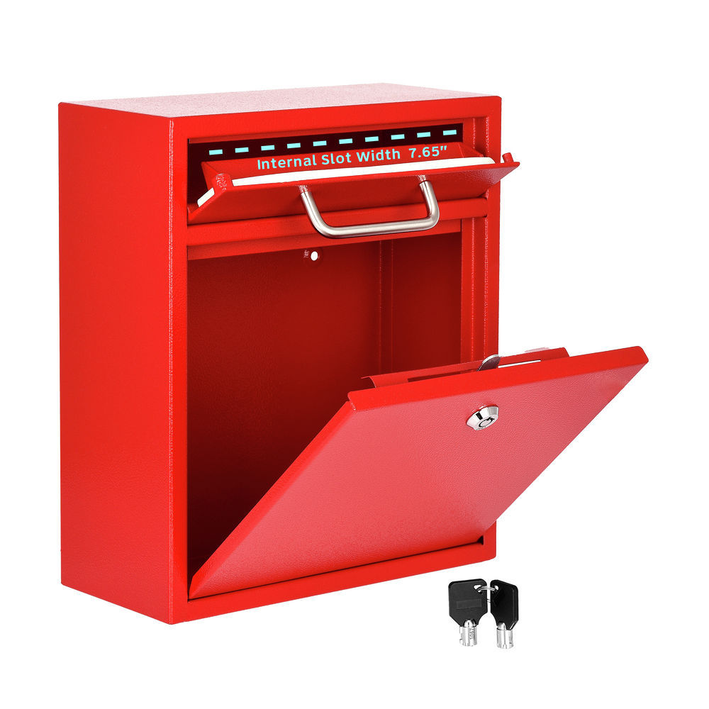 Adir Office Medium Wall Mountable Mailbox with Key Lock
