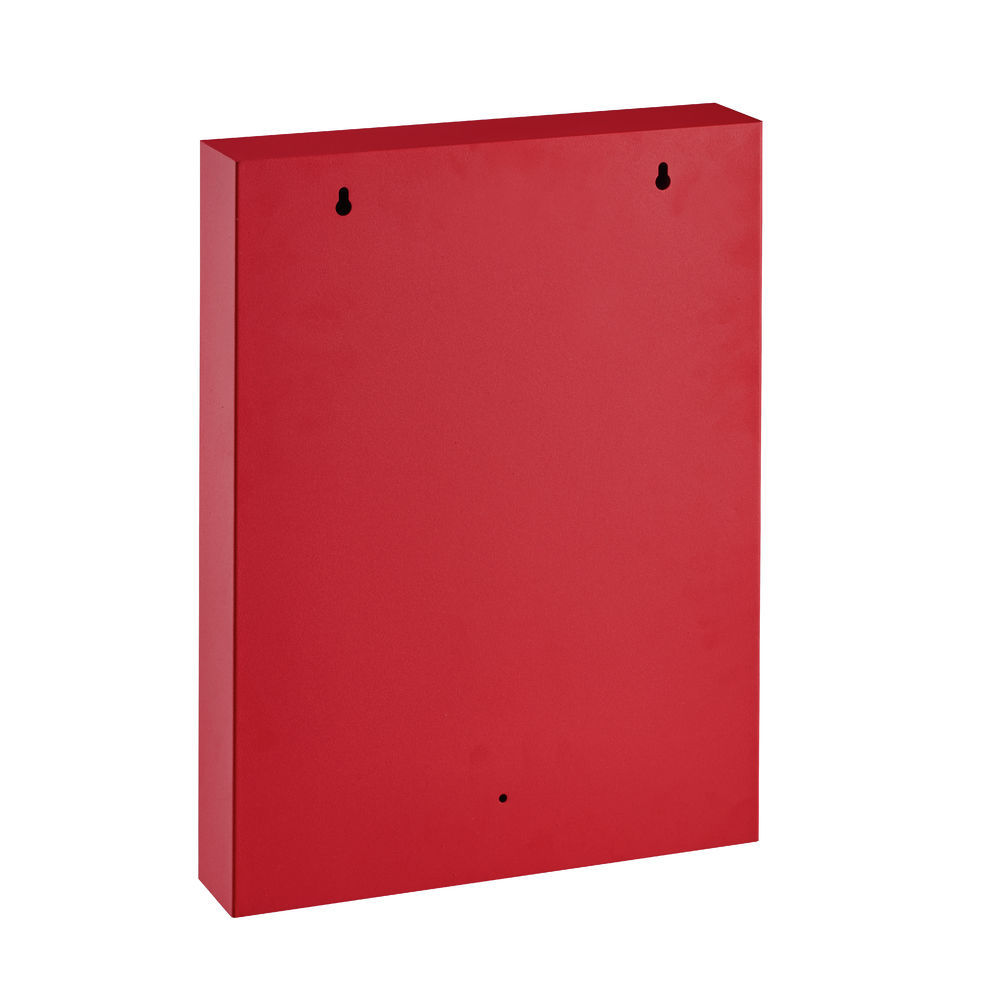 Adir Office 60-Key Steel Heavy-Duty Digital Lock Key Cabinet, Red