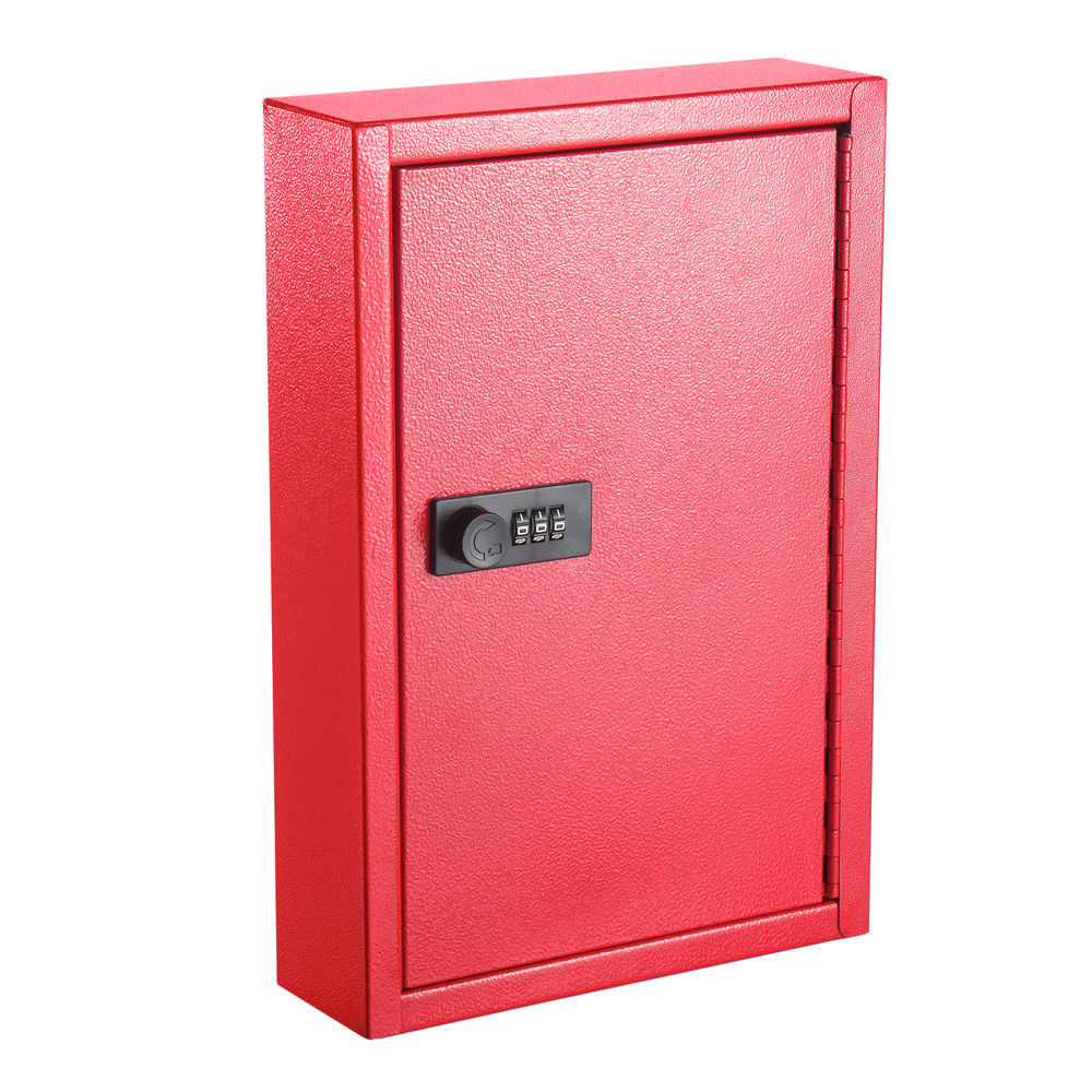 Adir Office 40-Key Steel Digital Lock Key Cabinet, Blue