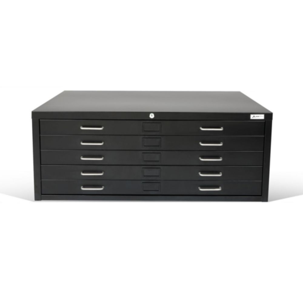 Adir Office 5 Drawer Blueprint File Cabinet for 30 x 42 Sheets